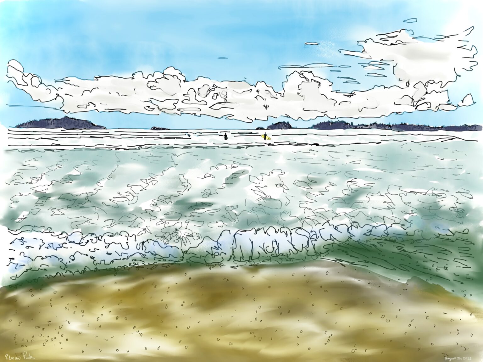 In the Surf - Edward Peck